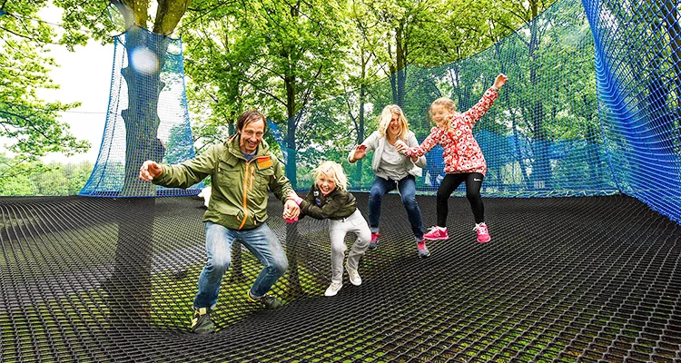 Outdoor Rope Net Tree Trampoline - Large Amusement Park