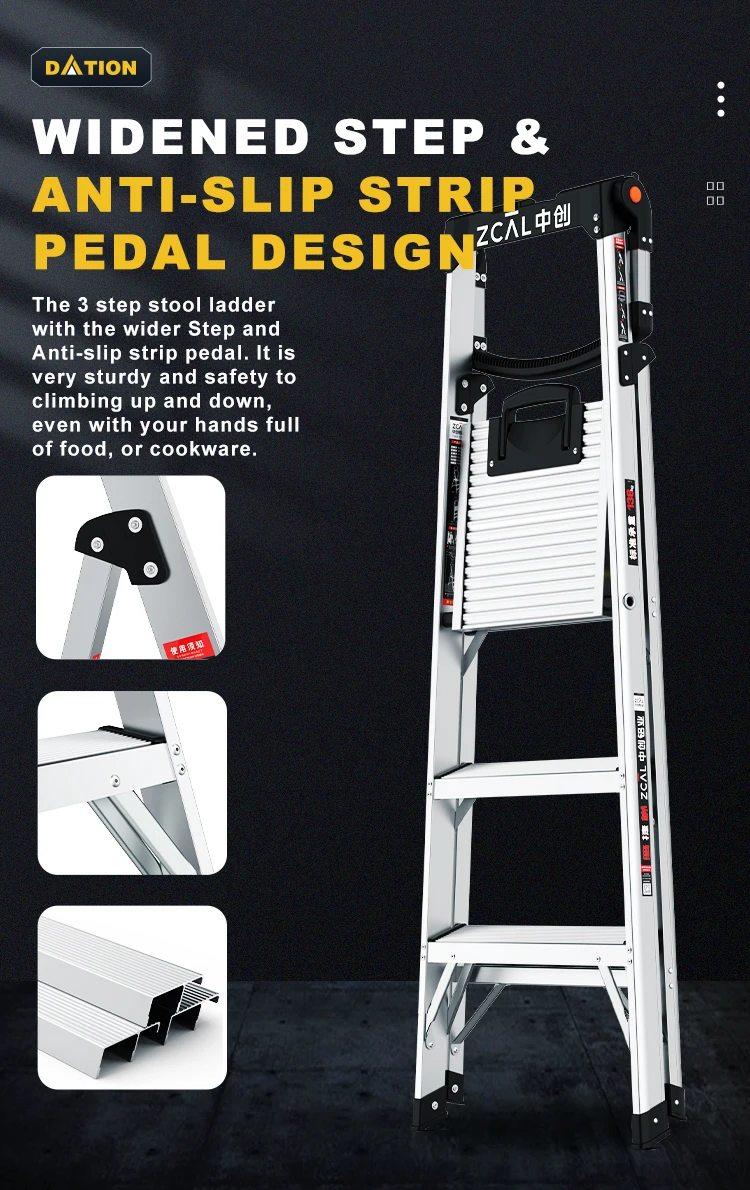 Factory Safety Ladder For Home European Popular Step Stool Ladder Hot ...