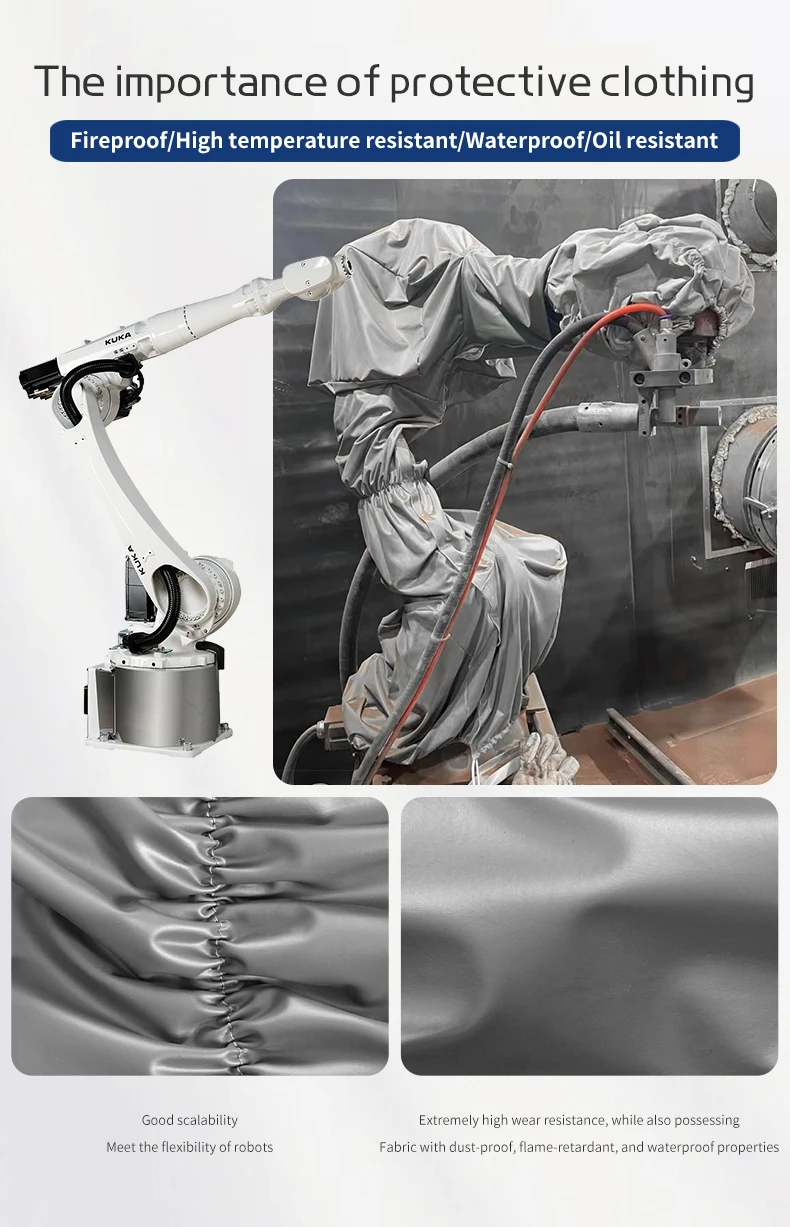 Custom Logo Robot Cover Dustproof Anti-static Robot Welding Suit ...