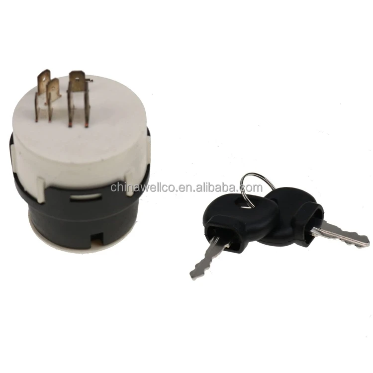 Ignition Switch with 2 Keys 87431469 for Backhoe Loader B115B B100BLR