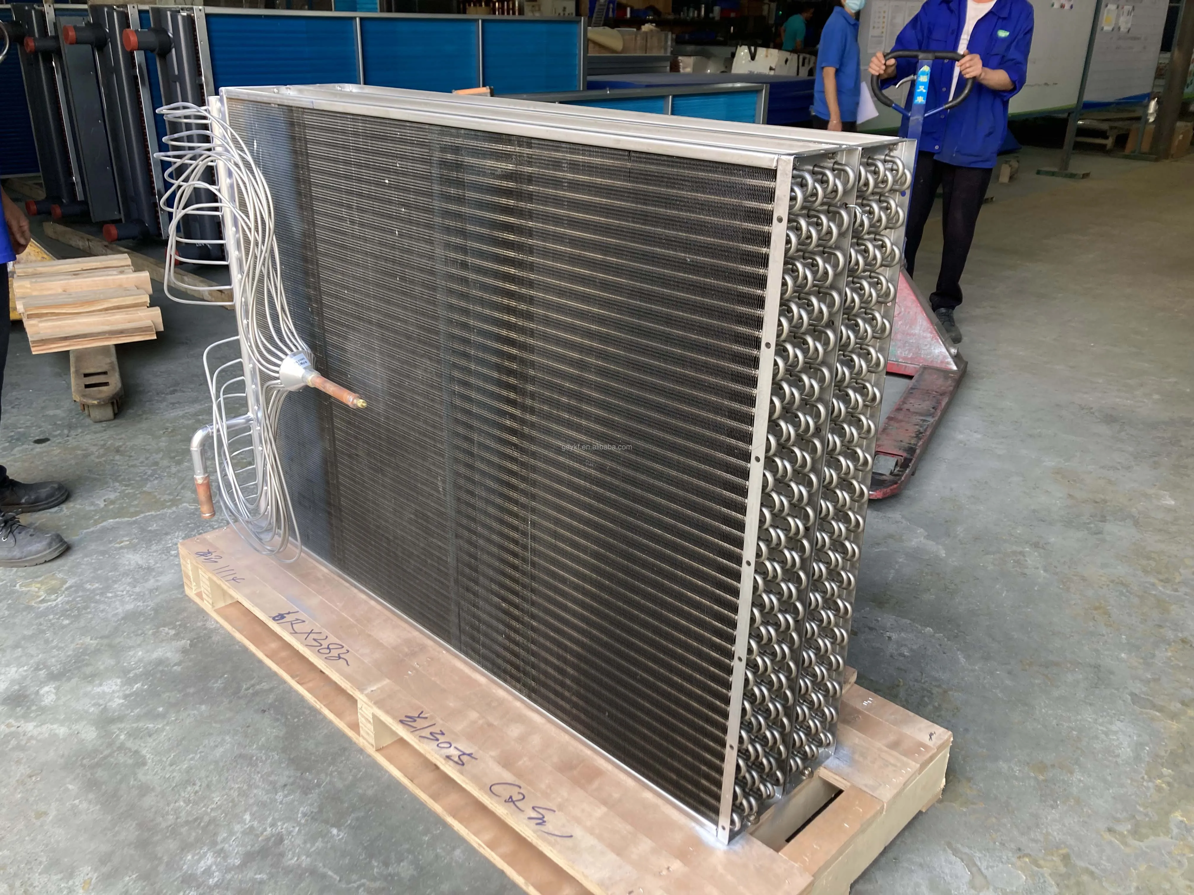 Customized Finned Tube Heat Exchanger Air Handling Unit Refrigerator ...
