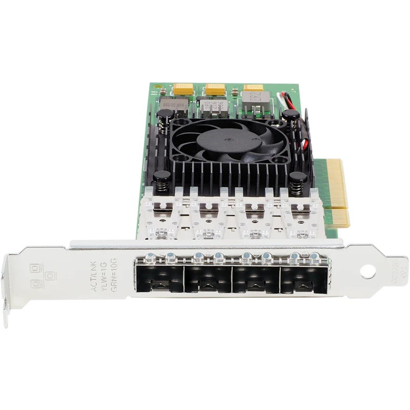 Pcle X8 Bcm57840 4 Port Server Network Card 10g Sfp+ Fiber Network Card ...