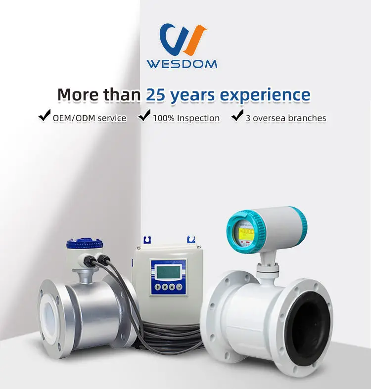 Digital Water Food Grade Electronic Flow Meter Industrial Intelligent ...