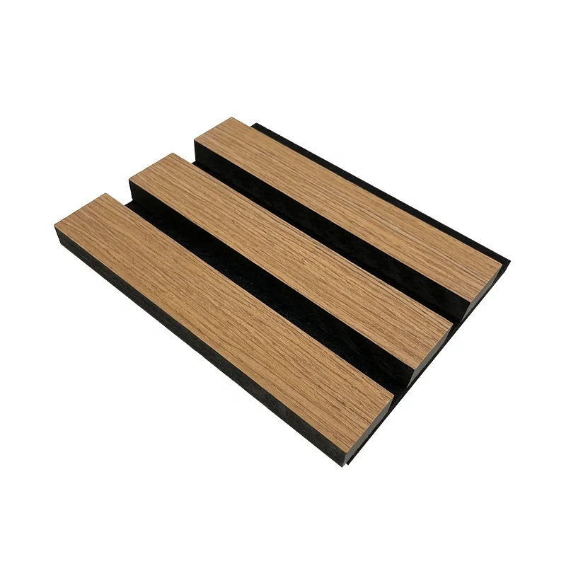 Custom Akupanel Teak Wood Slat Panel Akustik Panel Fsc Wooden Acoustic ...