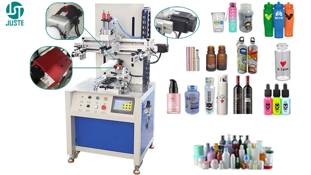 Multi Color Cup Silk Screen Printers Machine 2 4 6 Color Uv Milk Tea ...