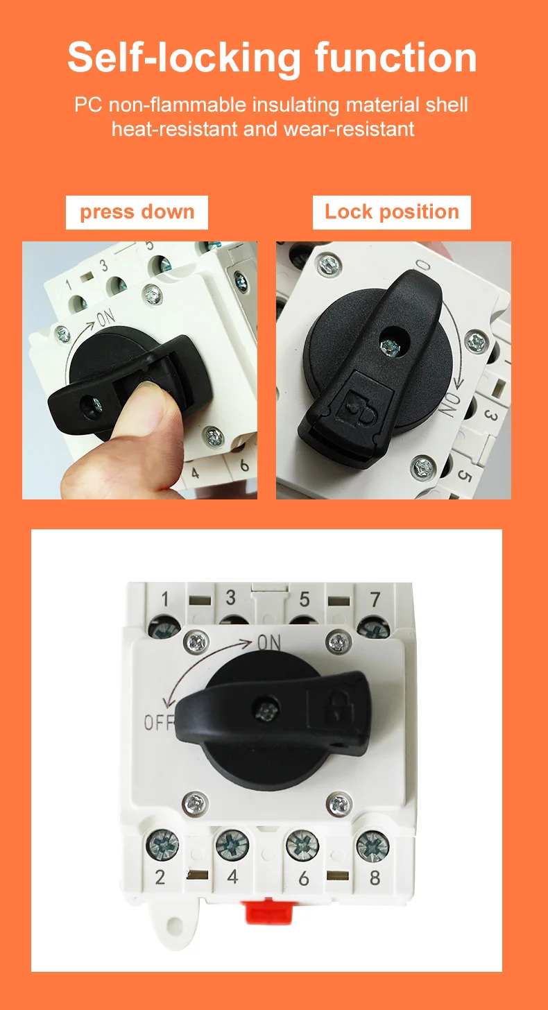 Solar Dc Isolator Switch Disconnector Housing Photovoltaic Circuit ...