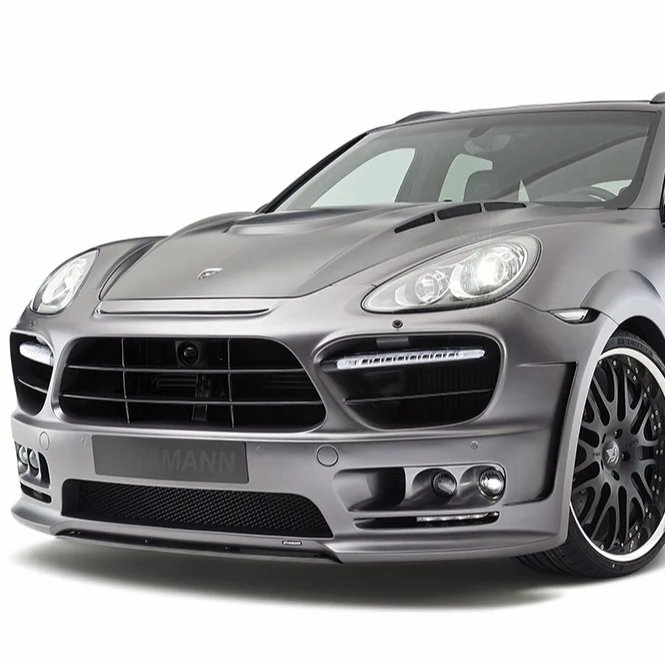 Hm Wide Design Fiber Glass Front Rear Bumper Side Skirt Bonnet Hood ...