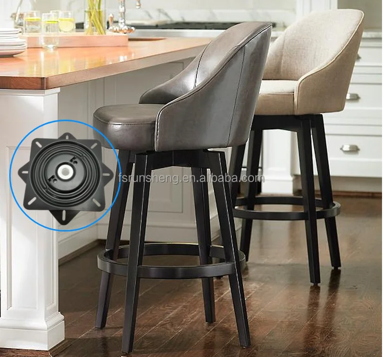 180 Degree Memory Return Bar Stool Parts Swivel Plate Chair Mechanism ...