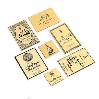 Custom Aluminum Embossed 3d Label Metal Logo Plate Perfumes - Buy Metal ...