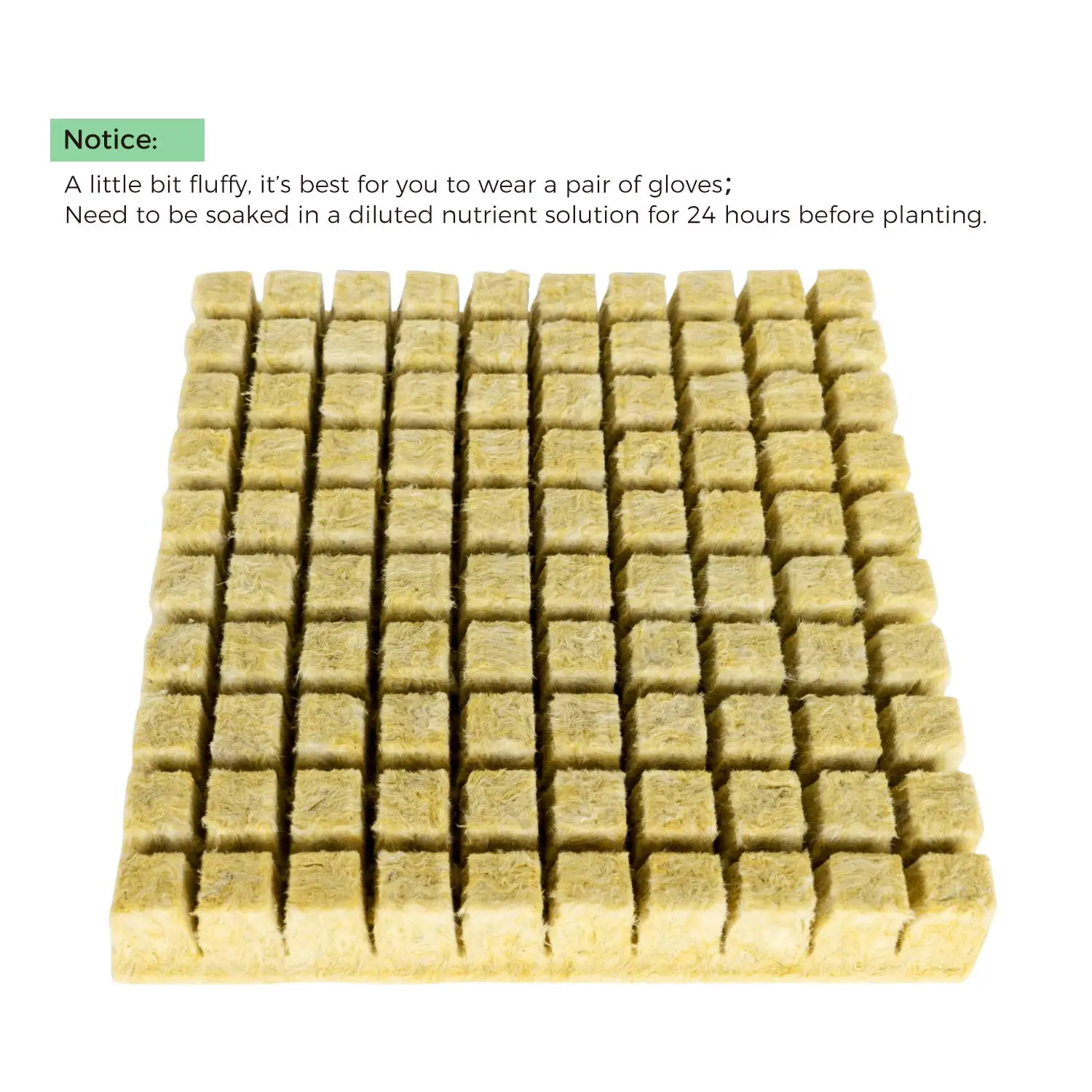 2024 1'' Grow Cube Sheet Ideal Hydroponics Grow Cubes for Soilless ...