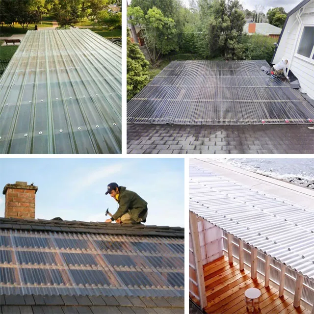 Transparent FRP Fiberglass Roofing Sheets - Durable & Flame Retardant