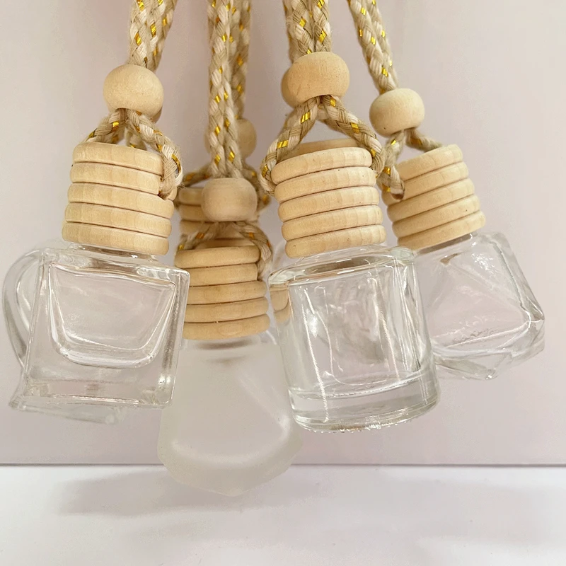 Empty Glass Car Air Freshener Perfume Bottles - 5ml, 8ml, 10ml