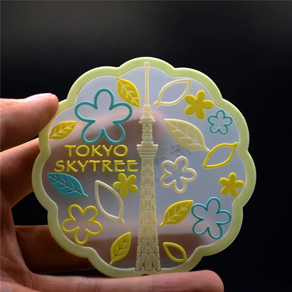 Custom Glitter Transparent Coasters - Sustainable & Stylish