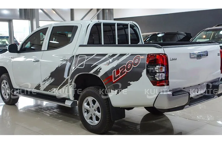 Custom Truck Body Stickers for 2020 Mitsubishi L200 Triton DC 4X4 ...