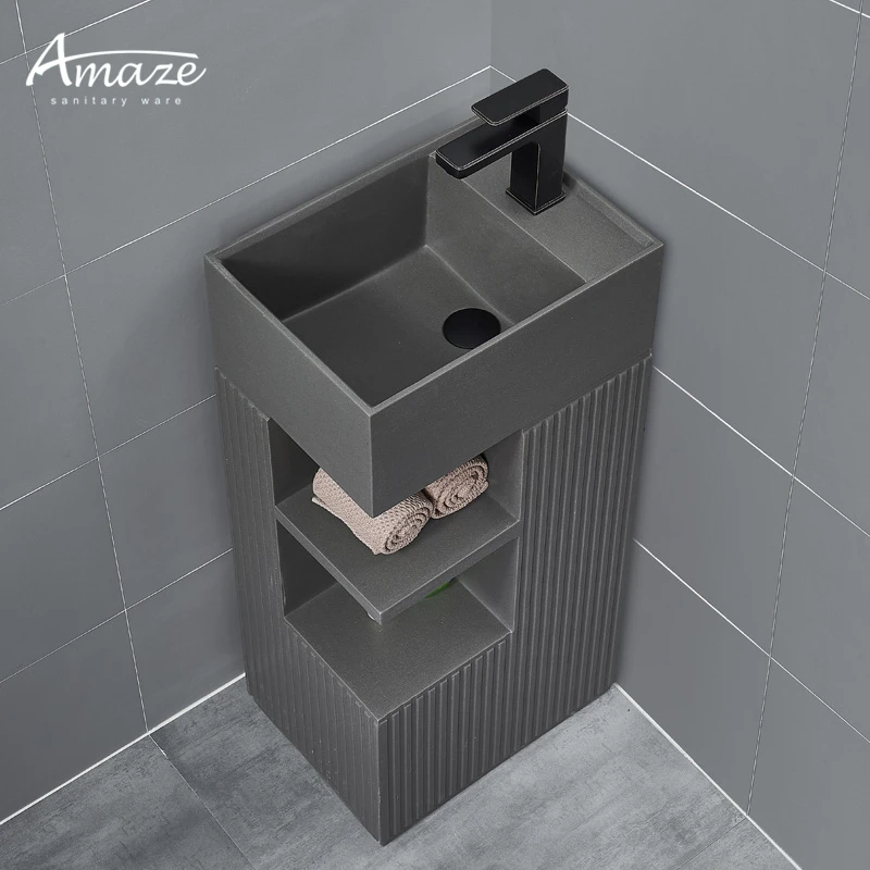 Artificial Stone Hand Wash Basin - Modern Storage Solution