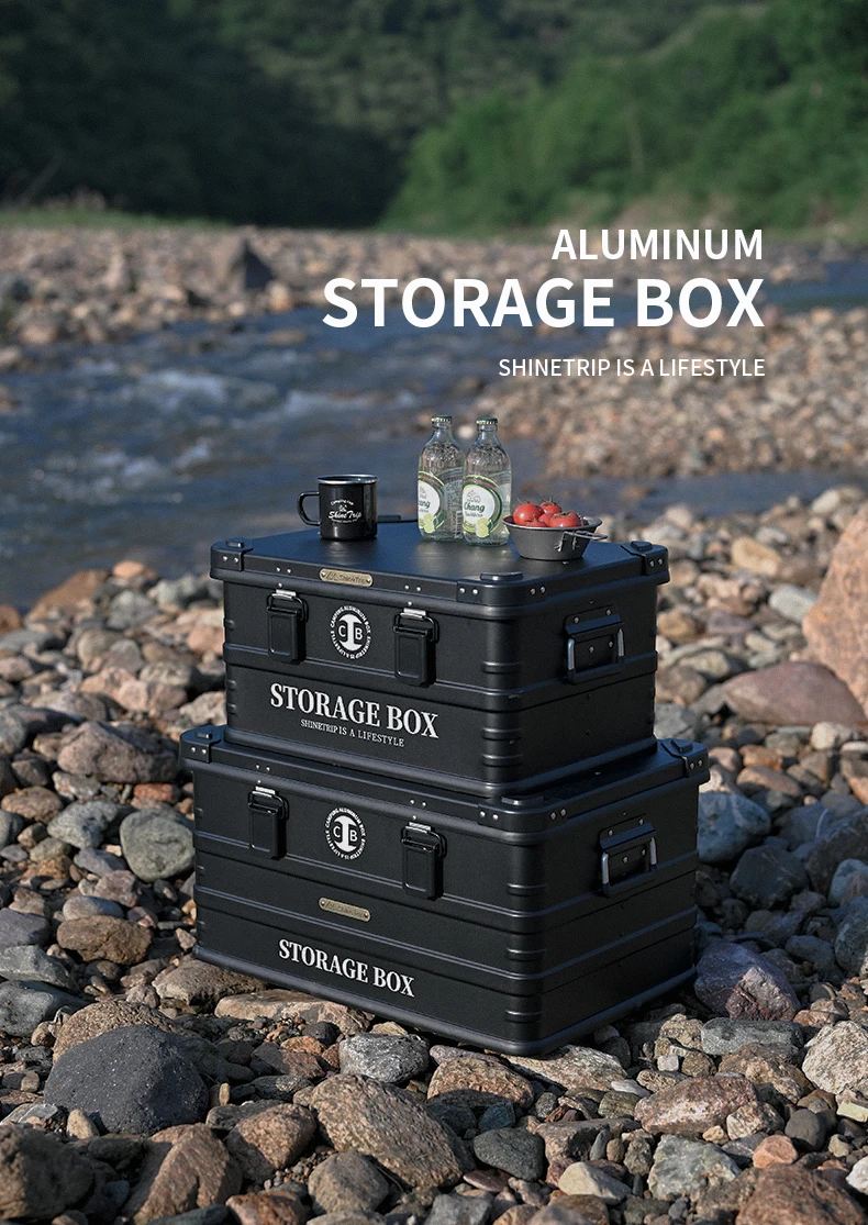 Aluminum Alloy Waterproof Rainproof Large Capacity Storage Box Outdoor ...