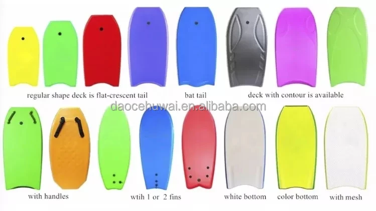 Customized Shape Bodyboard Epp Foam Body Board With Surfing Leash - Buy ...