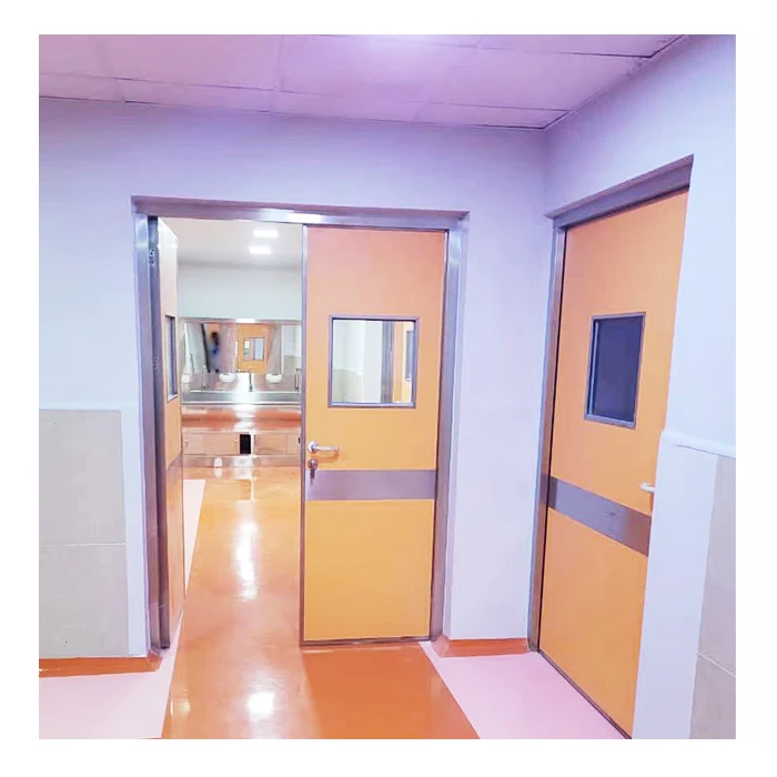 Emergency Fireproof Exit Door for Hospital and Clinic, Foot Sensor ...