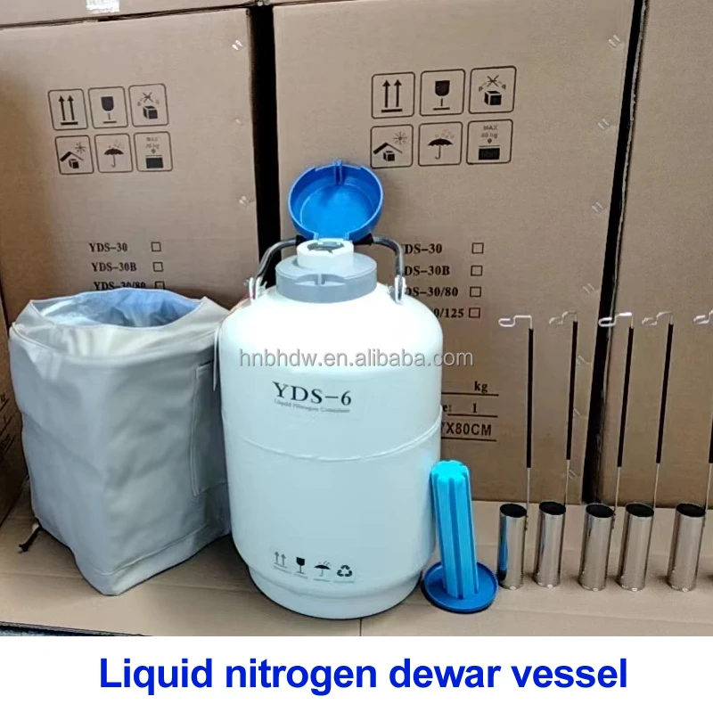 Cattle Artificial Insemination Equipment Yds Liquid Nitrogen Dewar Flask Ld6 - Buy Dewar Tank ...