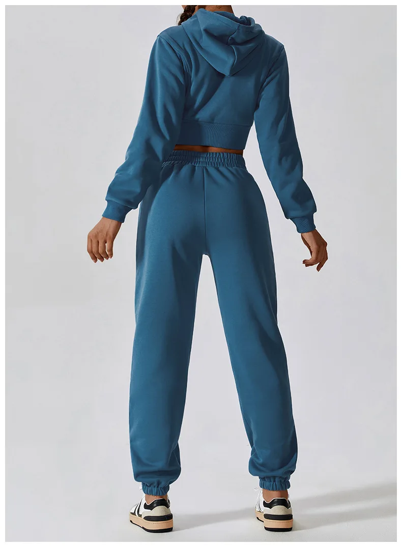 Custom 50% Cotton / 50% Polyester Women Pockets Jogging Pants Wholesale ...
