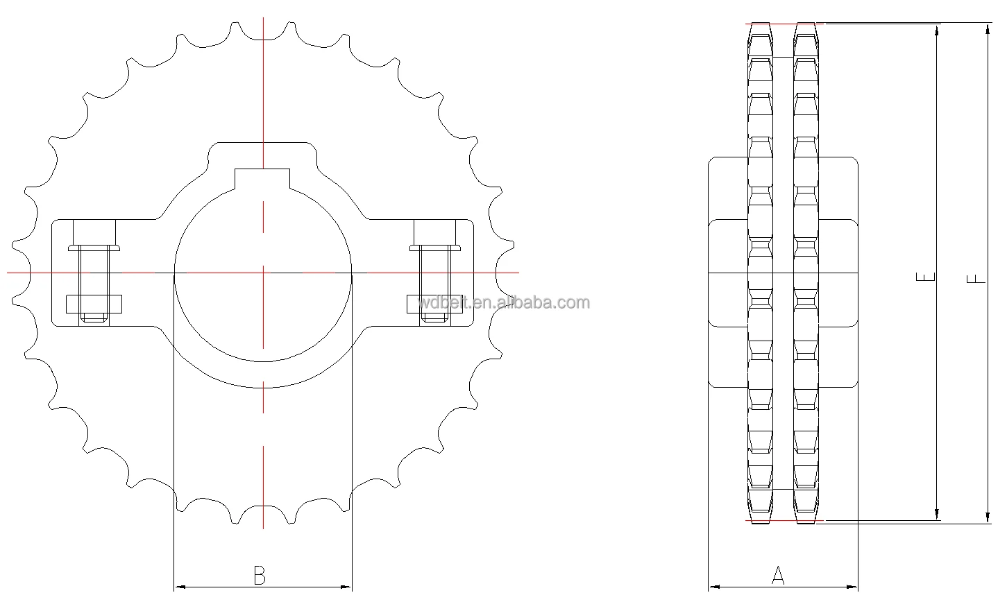 Plastic Modular Belt Drive Conveyor Sprocket - WELDON