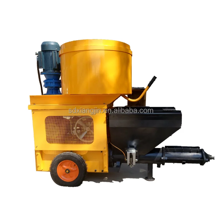 Horizontal Mud Screw Pump Diesel And Electric Small Mortar Spraying ...
