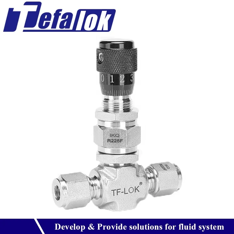 Hot Male Flow Micro Metering Valve Tube Fitting Stainless Steel Needle ...