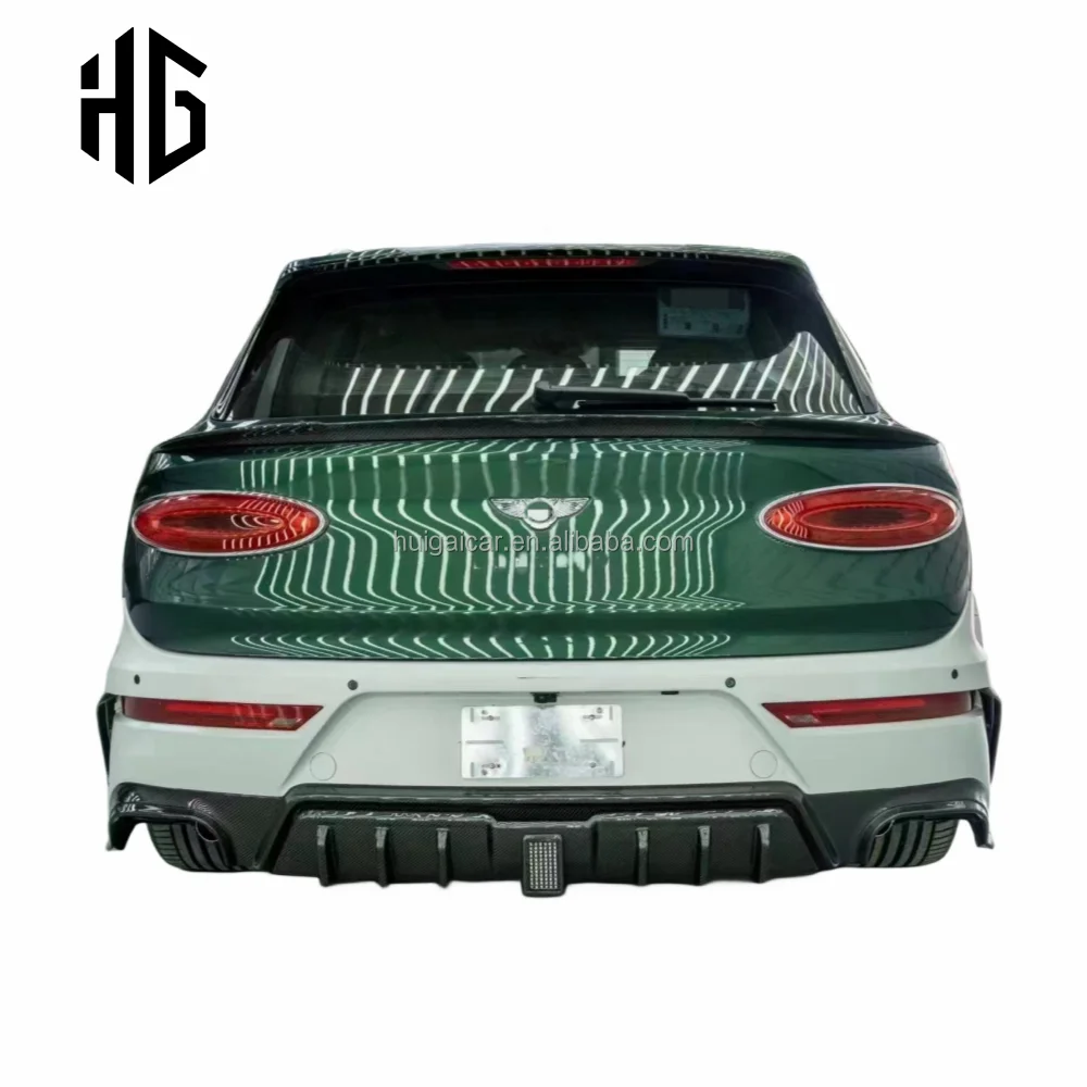 M Style Dry Carbon Fiber Wide Bodykit Car Bumper Side Skirts Bonnet ...