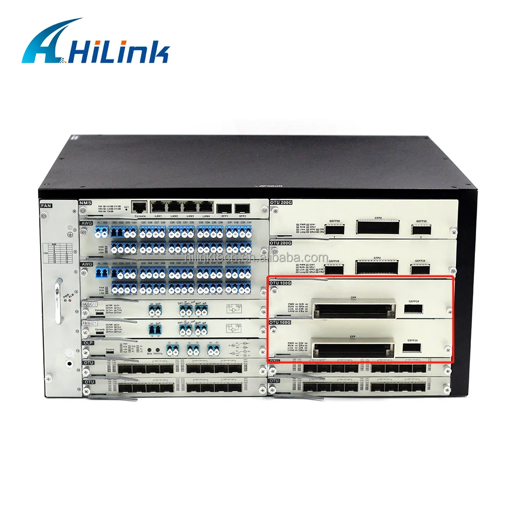 100G DWDM Transponder - Hilink Hl-dwdm-100g-transponder