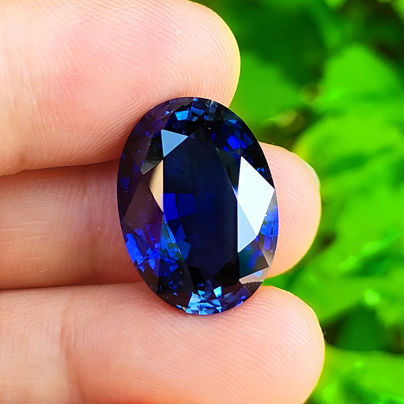 Thailand Cut Royal Blue Lab Sapphire for Jewelry Making