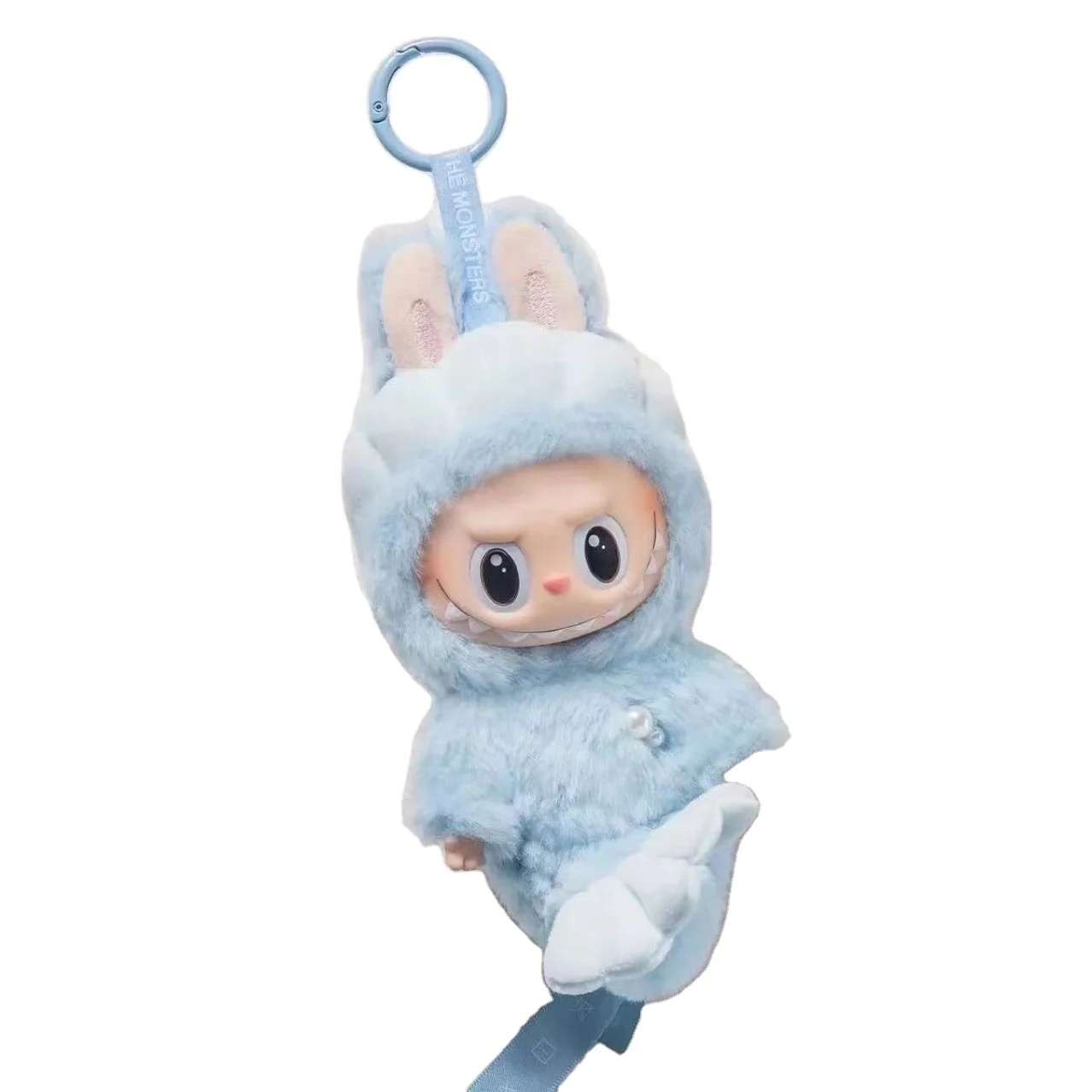 K633 Wholesale Cute Blue Fairy Mermaid Labubu Vinyl Face Doll Series ...