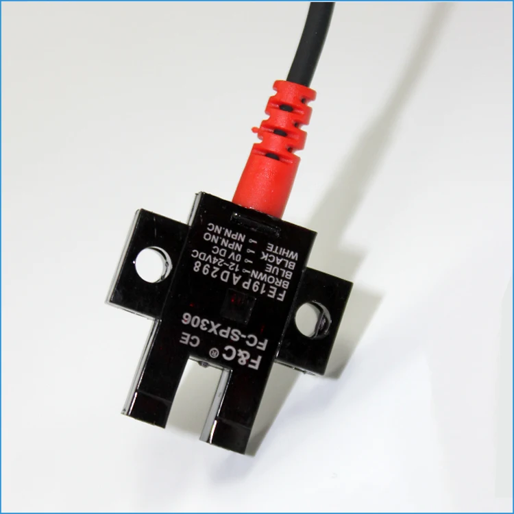 NPN/PNP 5V a 24V DC sensor óptico de horquilla de detección de posición ...