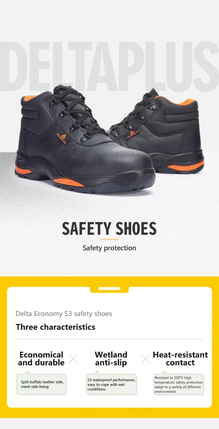 Deltaplus Simba S3 Calzado Botas De Trabajo Seguridad Mining Industrial ...