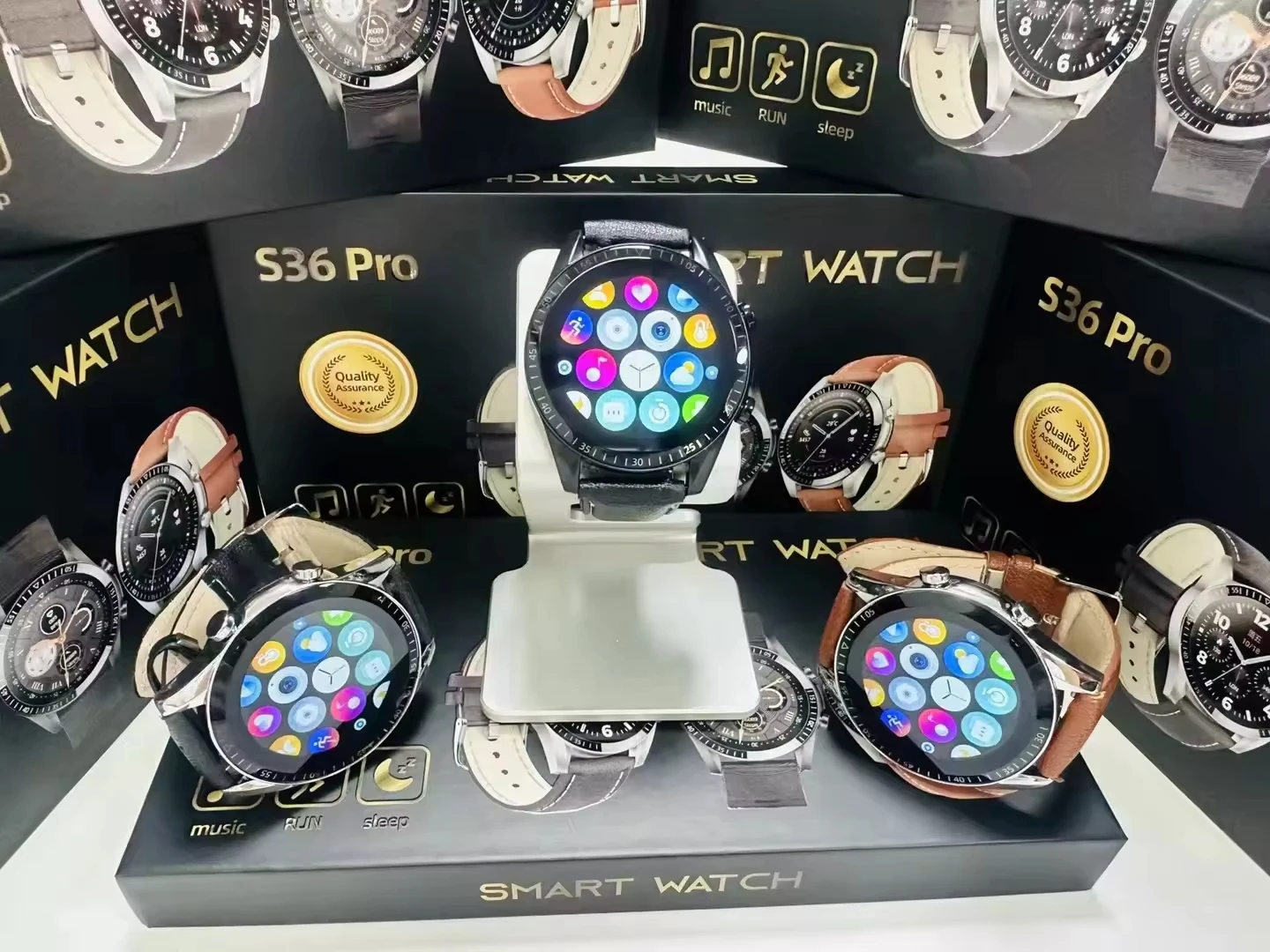 Alibaba.com: S36 Pro Smart Watch with heart rate monitoring, waterproof ...