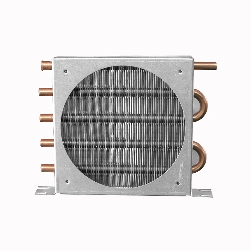 Refrigerator Condenser Radiator With Fan Small Air Cooled Copper Tube ...