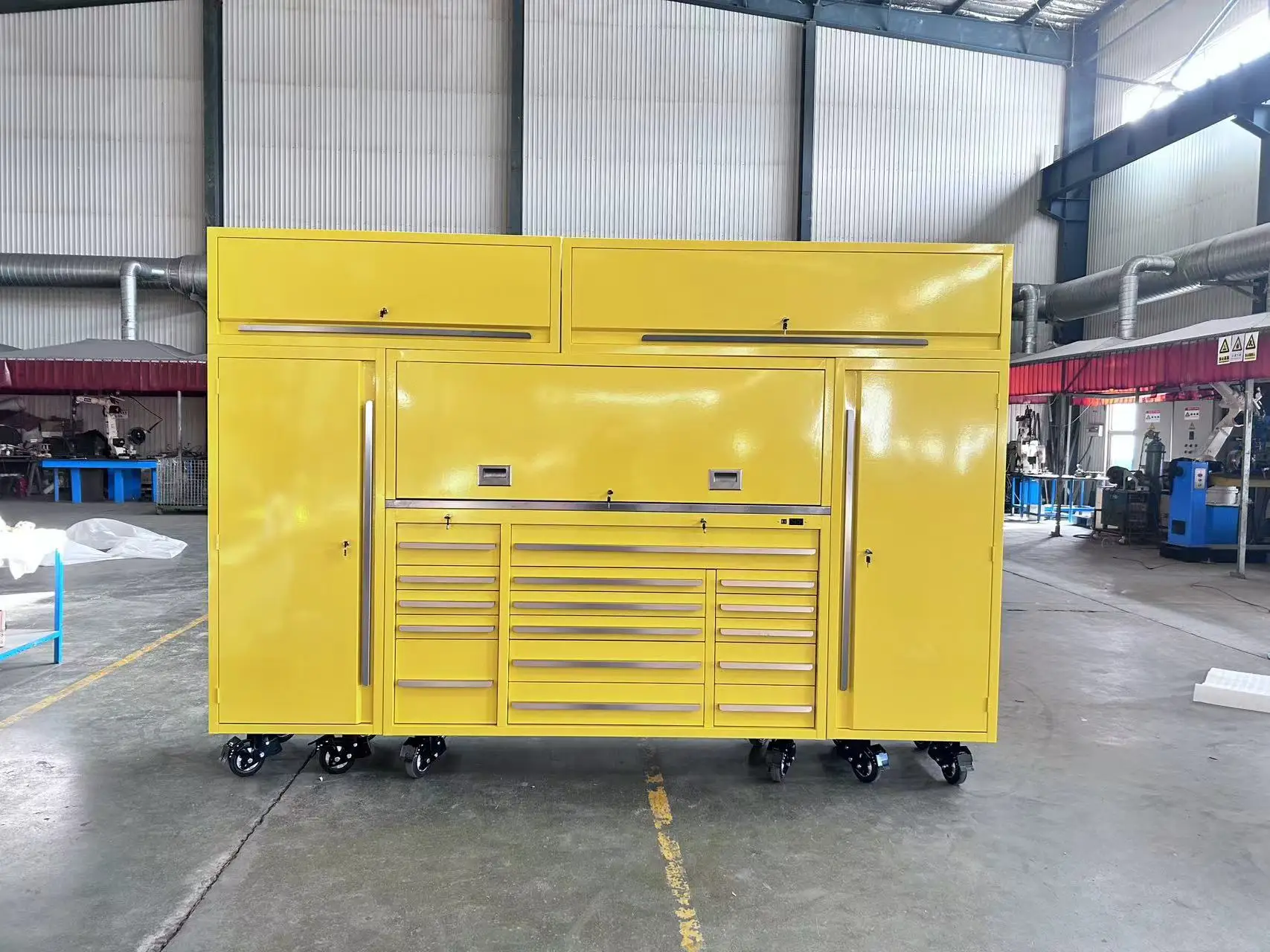 Workshop Cabinet Stainless Tool Cabinet For Car Tools Set Box Storage ...