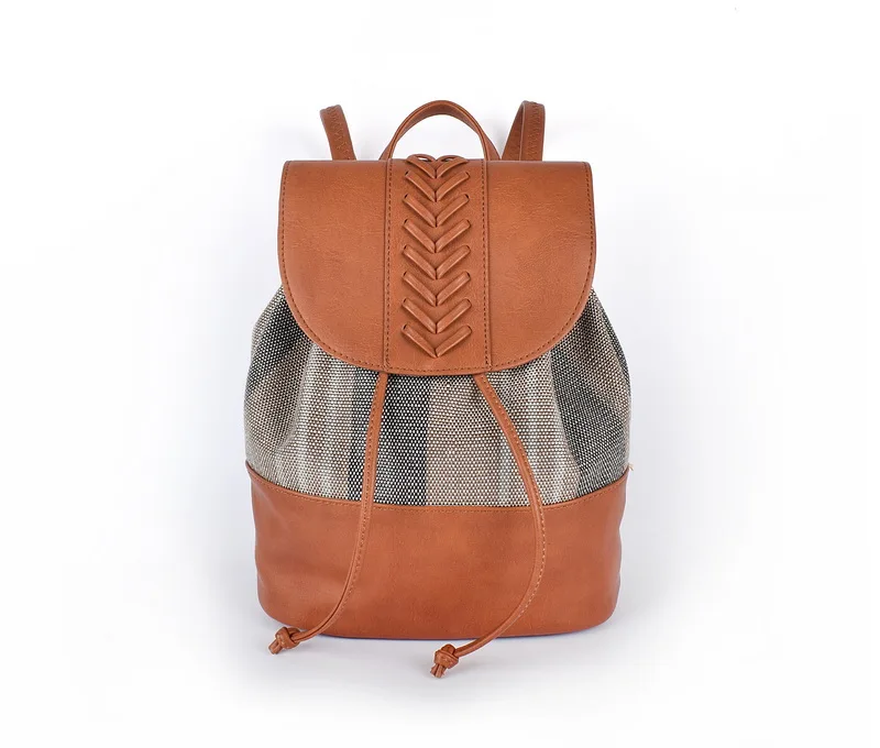 High Quality Colorful Jacquard Weave Backpack Medium Capacity Schoolbag ...