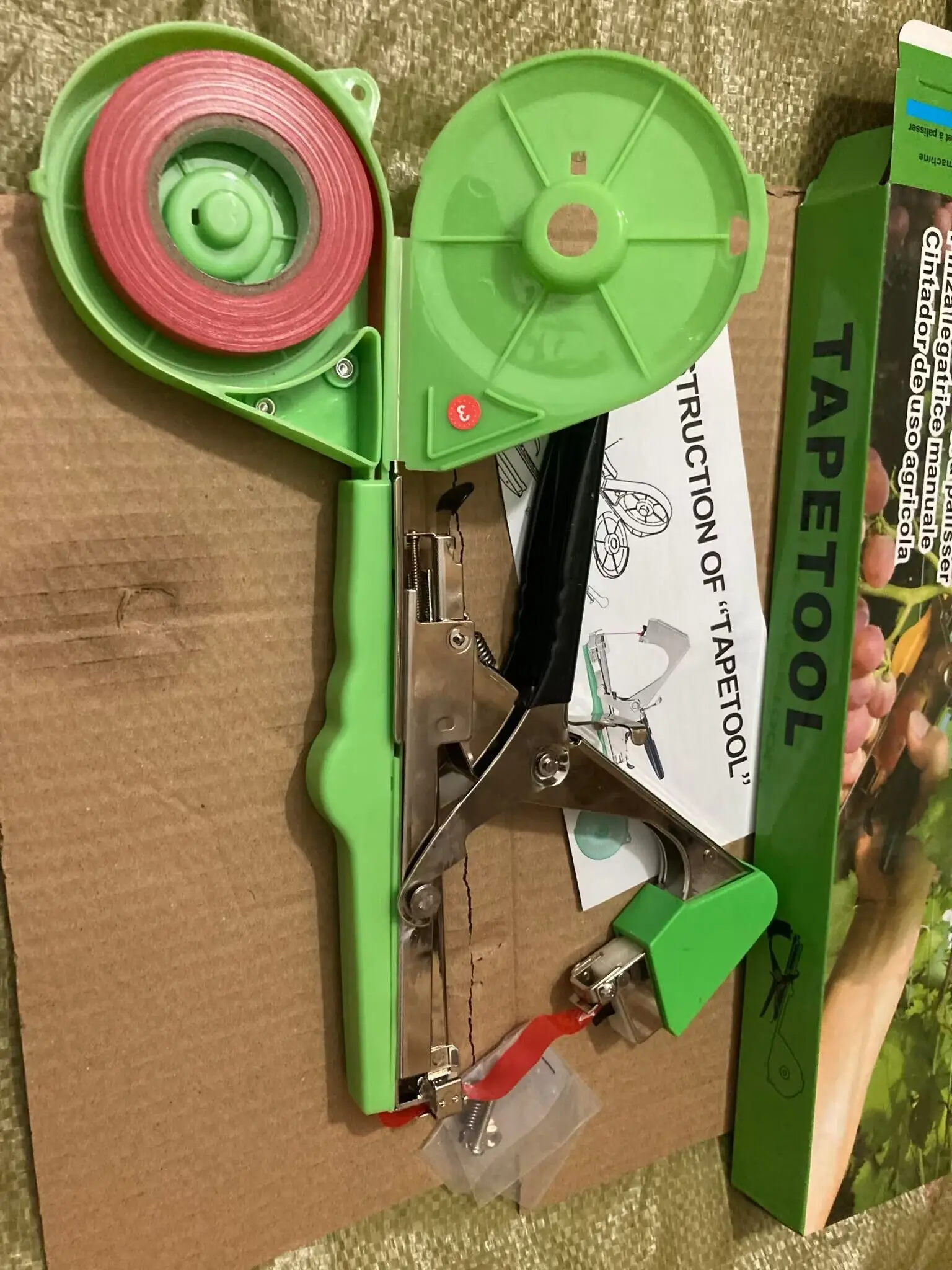 Tying Tape Machine - Vine Branch Binding Tool for Tomato & Grape Plants ...