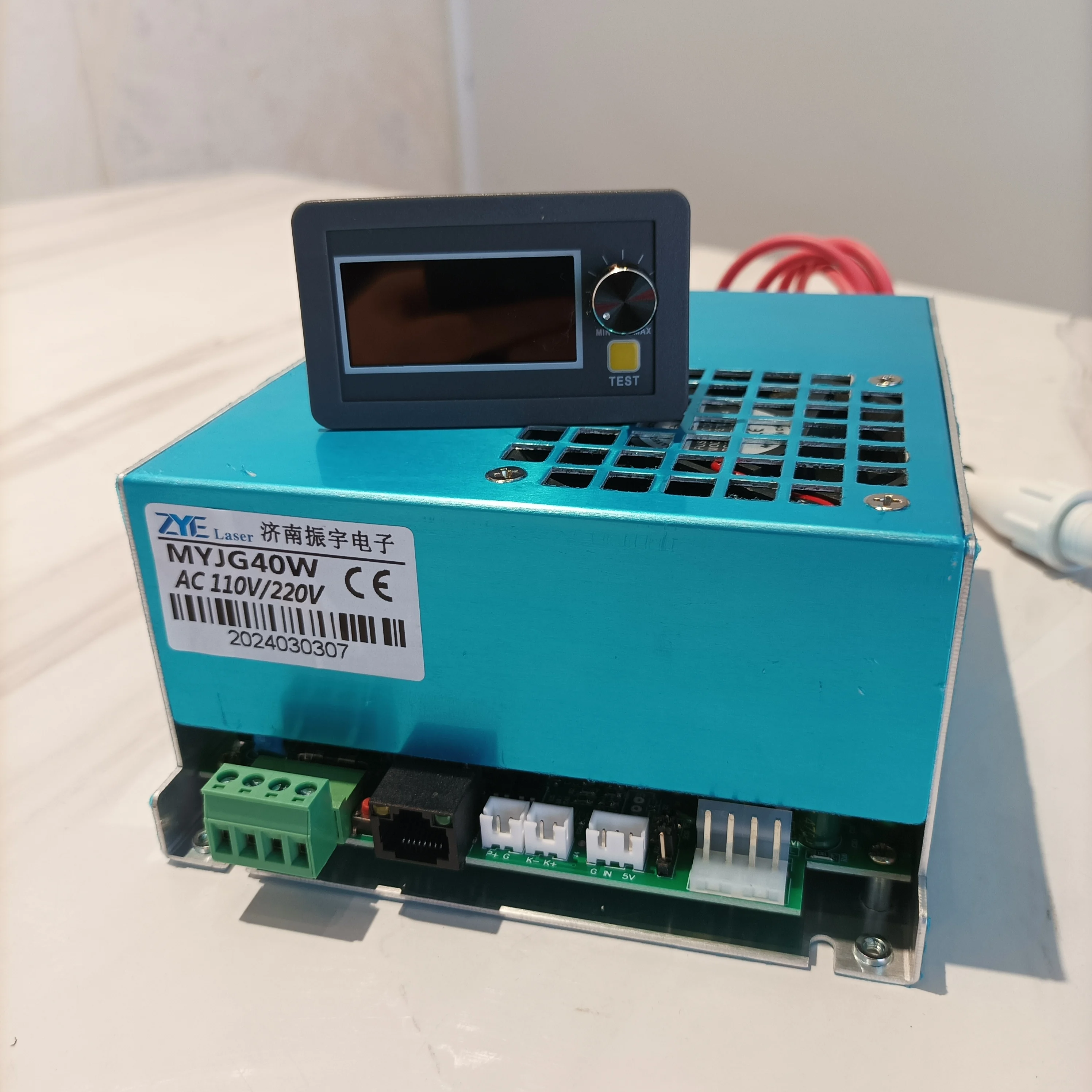 Zye Laser Power Supply Component Myjg 40w For Co2 Laser Cutting Machine ...
