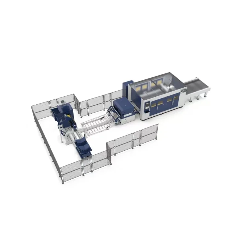 Auto Loading And Unloading 6kw 12kw Fiber Laser Cutting Machines For ...