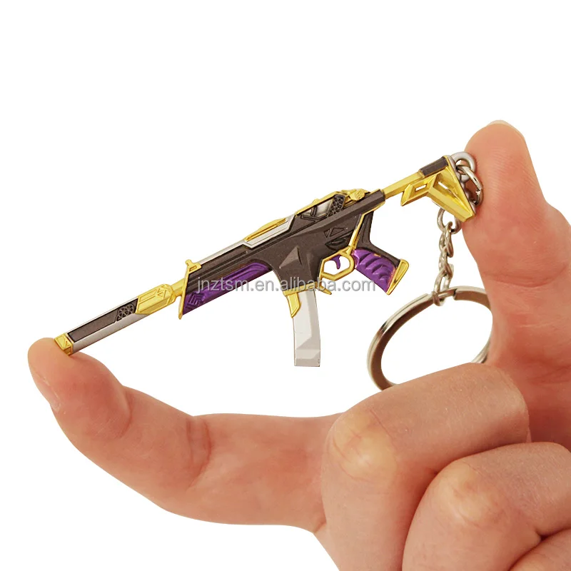 New Valorant Vct Lock In Valorant Knife Metal 8cm Keychain Mini Model ...