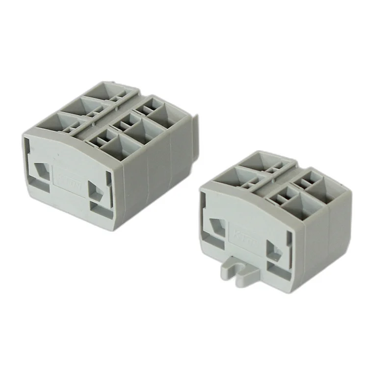 2.5mm2 Spring Clamp Terminal Blocks Screwless Type Wire Connector ...