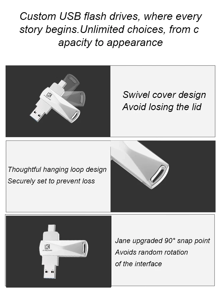 High Quality High Speed Usb 3.1 Flash Drive 256gb 512gb 1tb 2tb U Disk ...