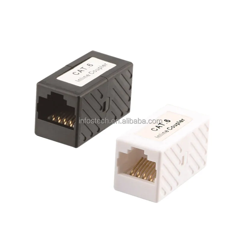 Renbao RJ45 Keystone Adaptor STP CAT5E Keystone Jack Inline Coupler ...