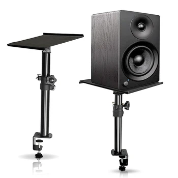 Adjustable Speaker Desk Stand Portable Metal Display Racks Floor ...