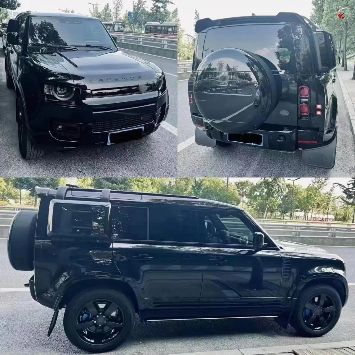 007 Bond Edition Black Full Body Kit for Land Rover Defender