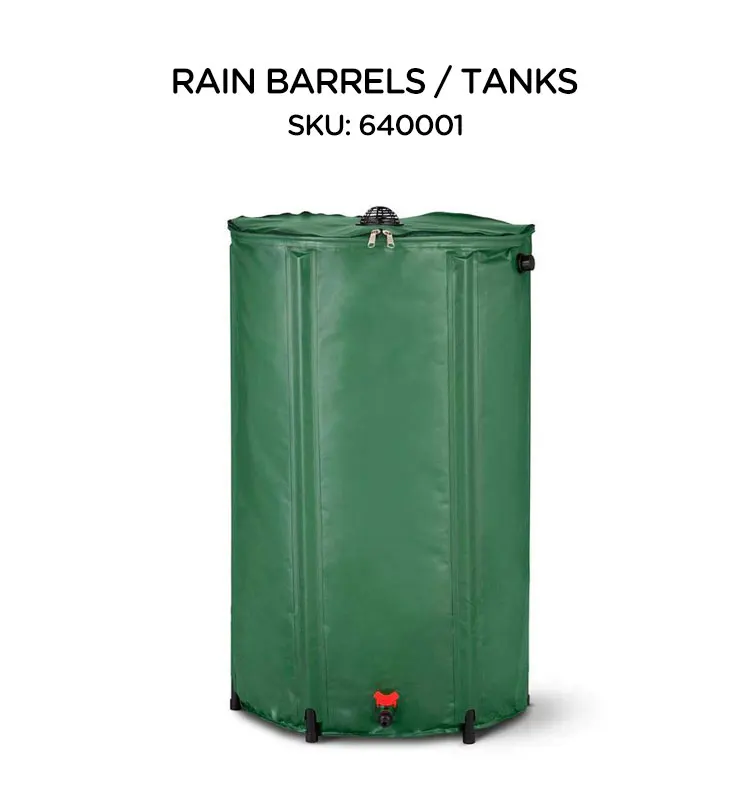 100l Collapsible Portable Water Storage Tank Collection Rain Barrel ...