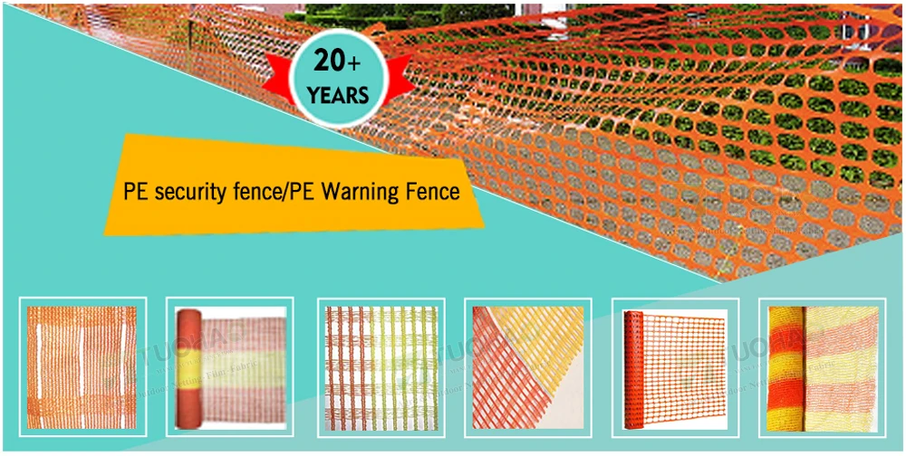 100GSM Orange Safety Fence - Durable Construction Barrier