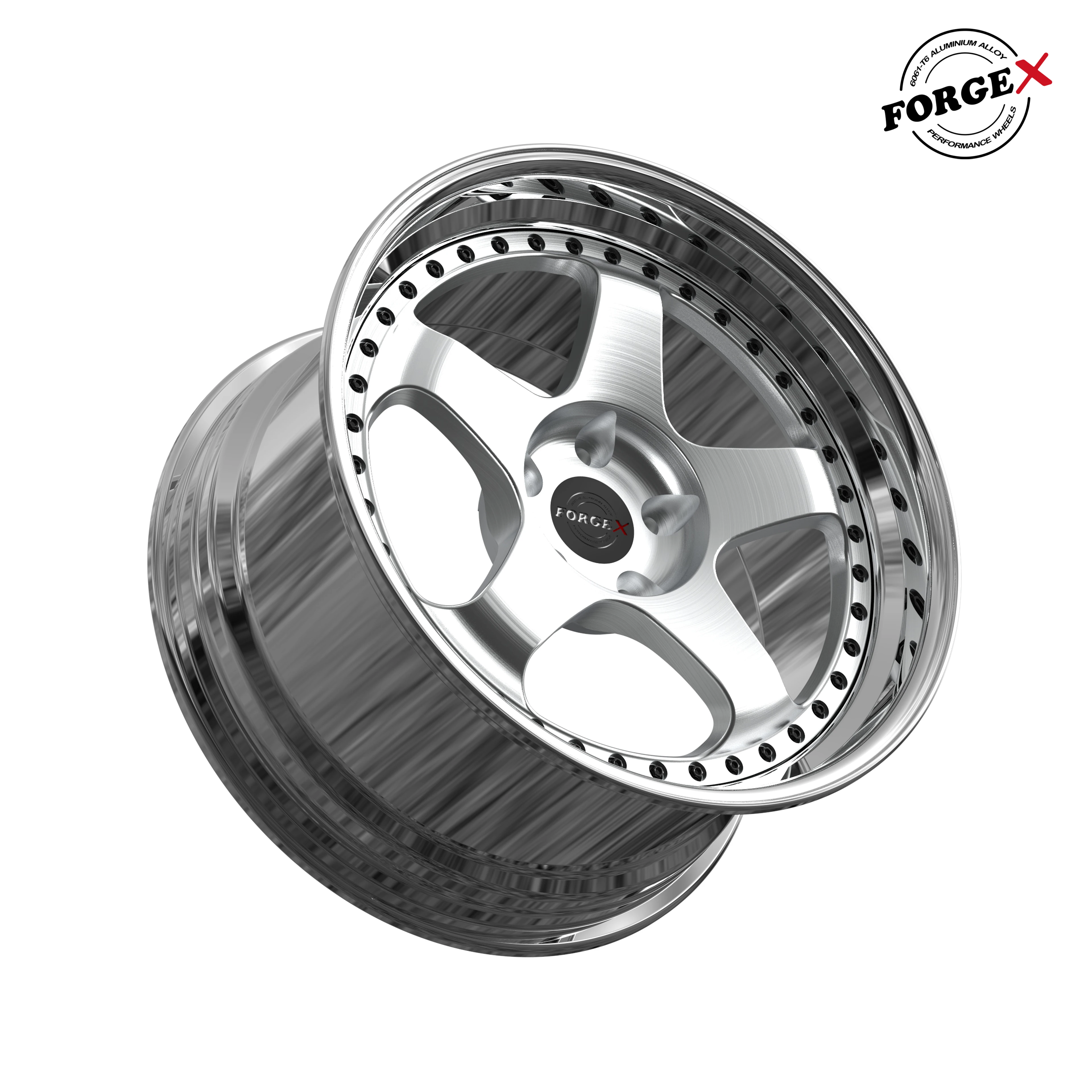 Customizable 5x114.3 Concave Forged Aluminum Alloy Wheels 2-Piece 18-24 ...