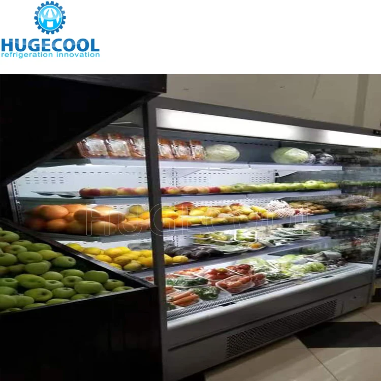 Two Glass Doors Display Fridge - Efficient Commercial Refrigerator